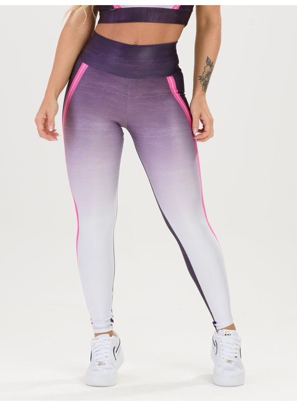 Legging Feminina Fitness Savancini Moonlight Rosa