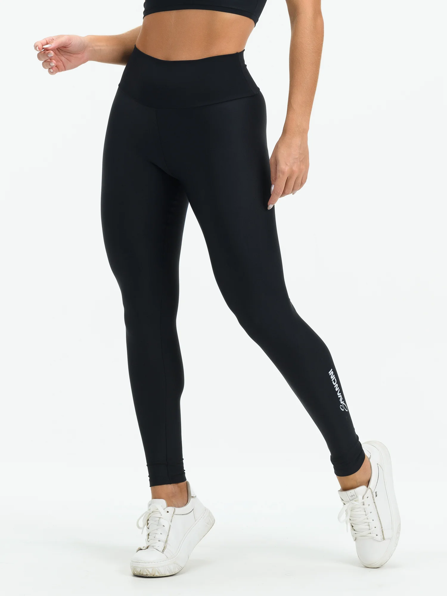 Legging Poliamida Aerobic Preta Savancini (F354)